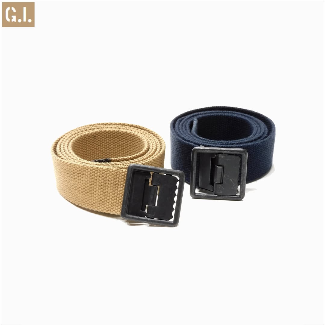 1960's-1970's Deadstock US Navy Open Face Buckle 1.5inch Cotton Web Be ...