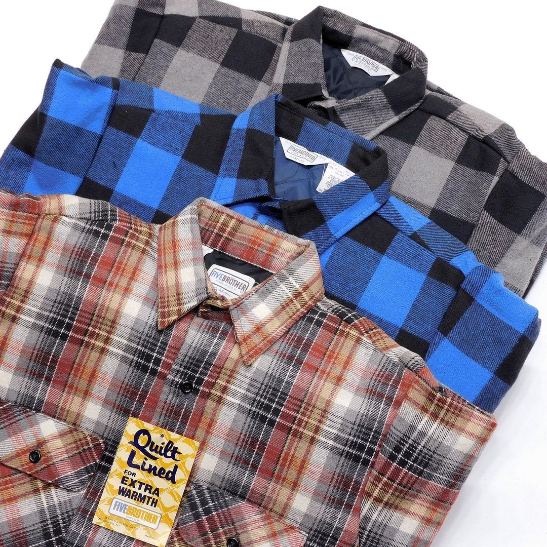1990's Deadstock Five Brother Flannel Shirt made in USA – nest clothing ...