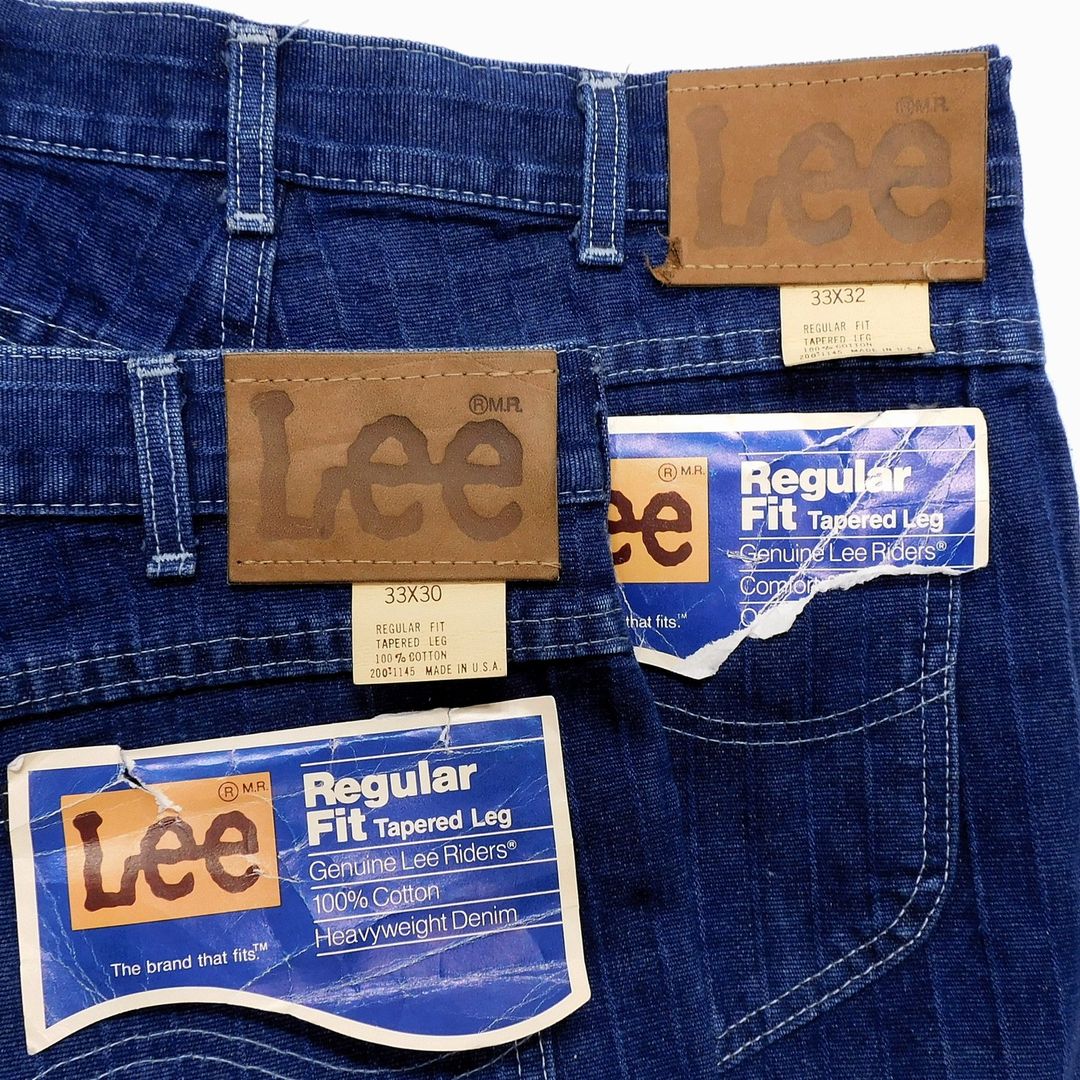 1990's Deadstock Lee 200-1145 Washed Stripe Denim made in USA – nest ...