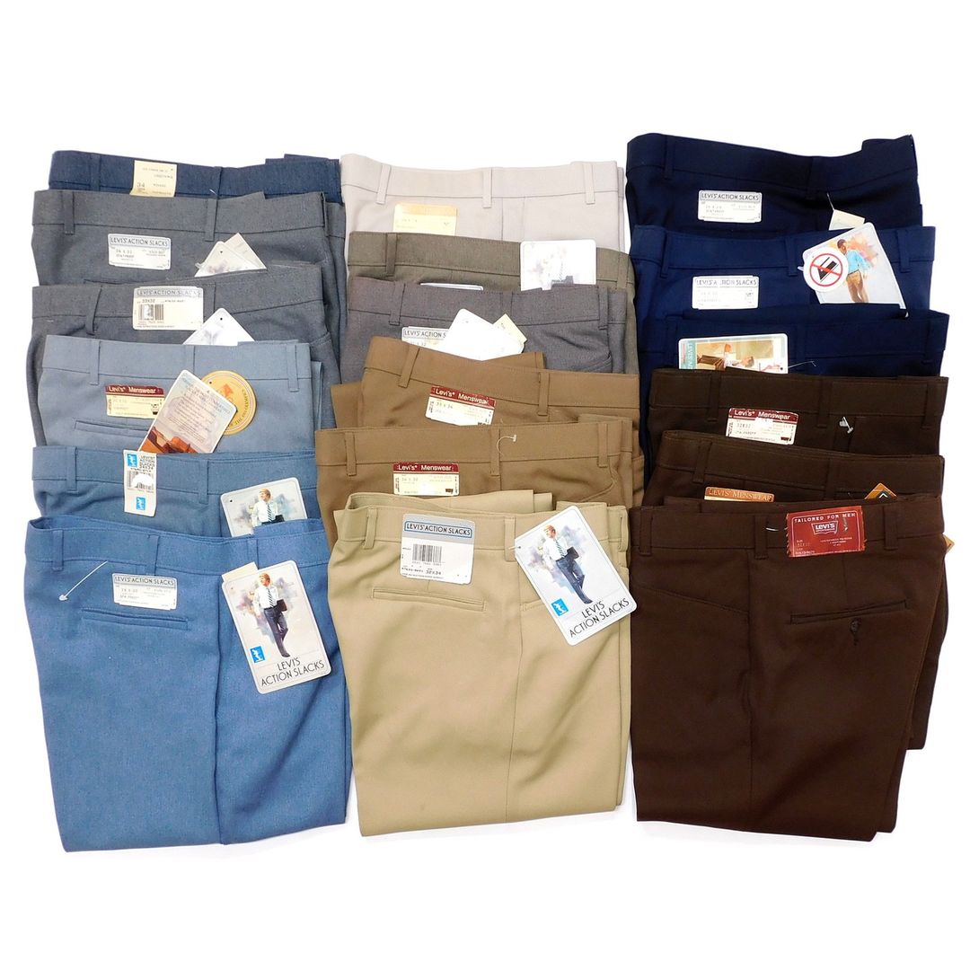 1980’s-1990's Deadstock Levis Action Slacks – nest clothing store