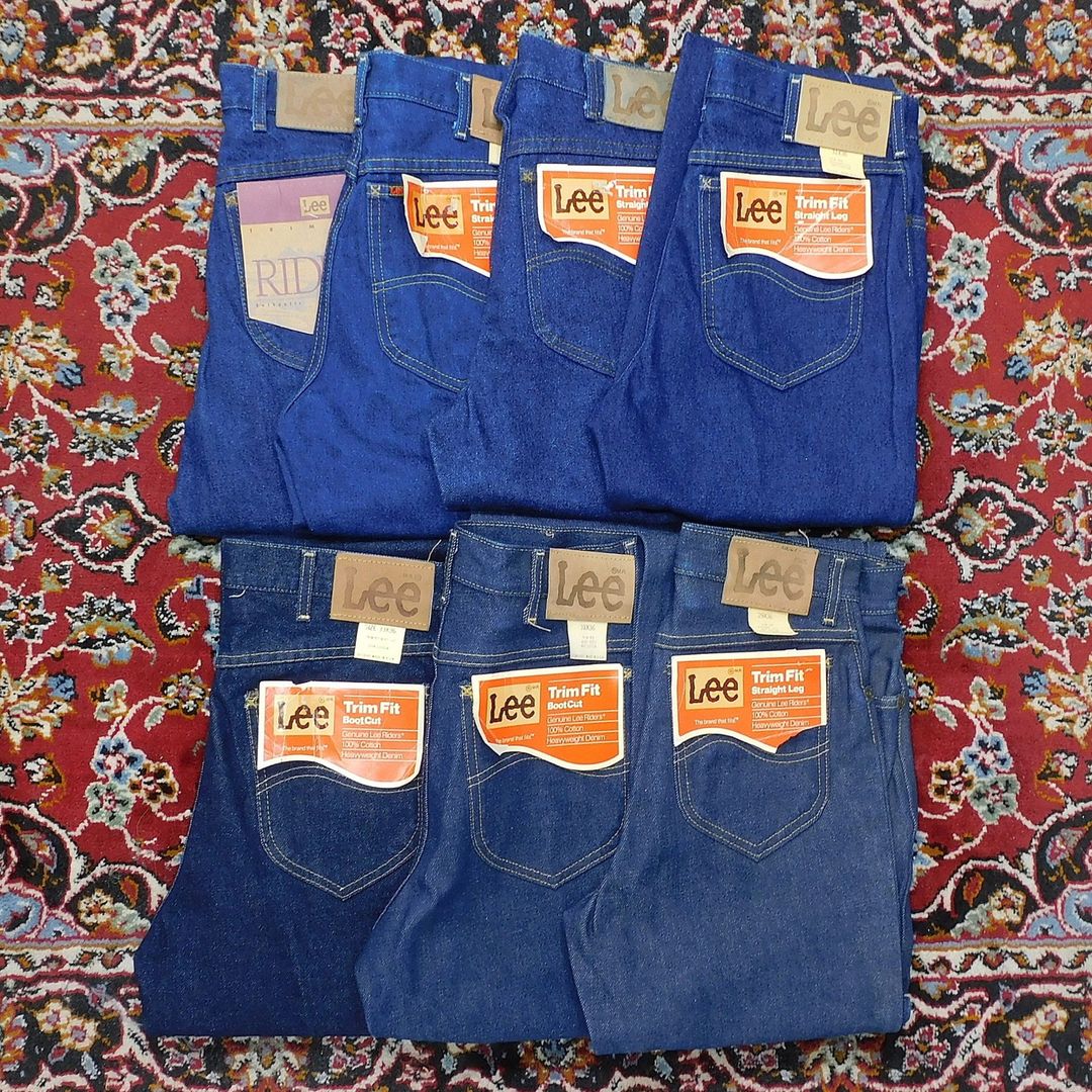 1980's-1990's Deadstock Lee 200 5-Pocket Denim Jeans – nest clothing store