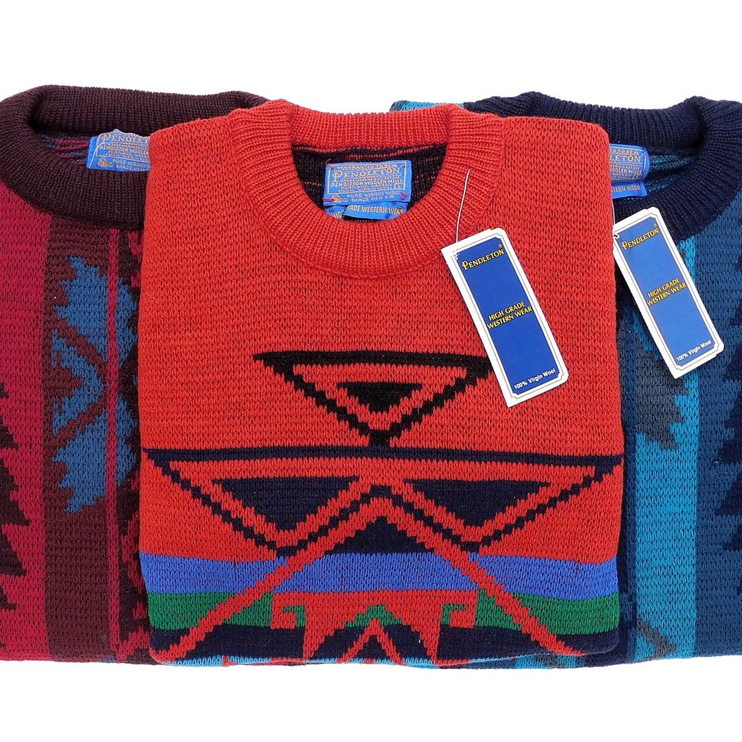 1990's Pendleton Aztec Southwest Sweater made in USA – nest clothing store