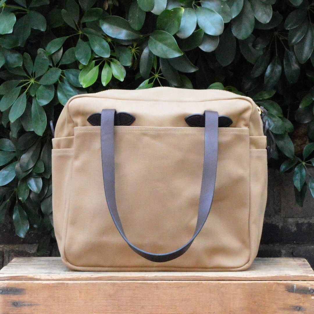Filson Rugged Twill Tote Bag With Zipper – nest clothing store