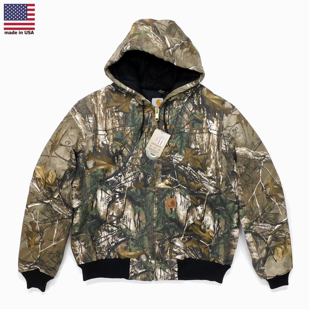 NOS 2010’s Carhartt Active Jacket Realtree Xtra Green Camo made in USA ...