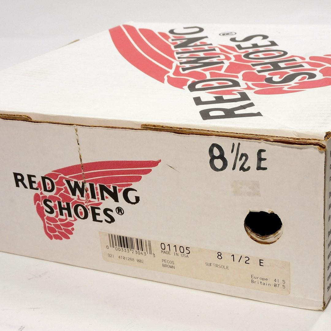 New Old Stock 2000's Red Wing 1105 Super Sole Pecos Boots – nest ...