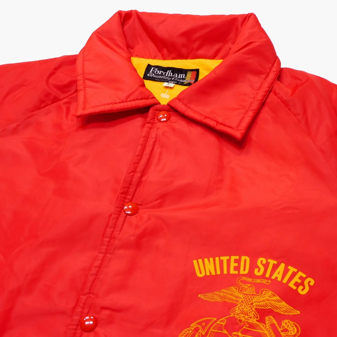 1980's Deadstock USMC Nylon Coaches Jacket made in USA – nest clothing ...